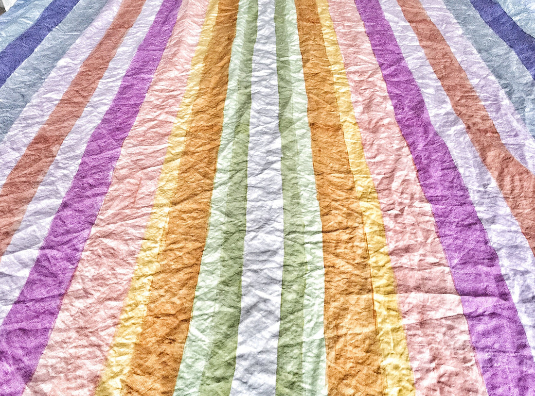 "Bleeding Stripes" Summerill & Bishop x Solange Linen Tablecloth