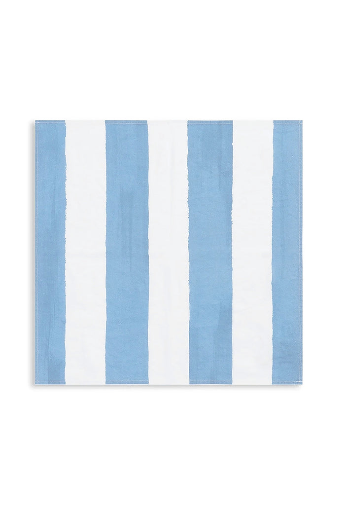 Light Blue Stripe Linen Tablecloth – Summerill & Bishop