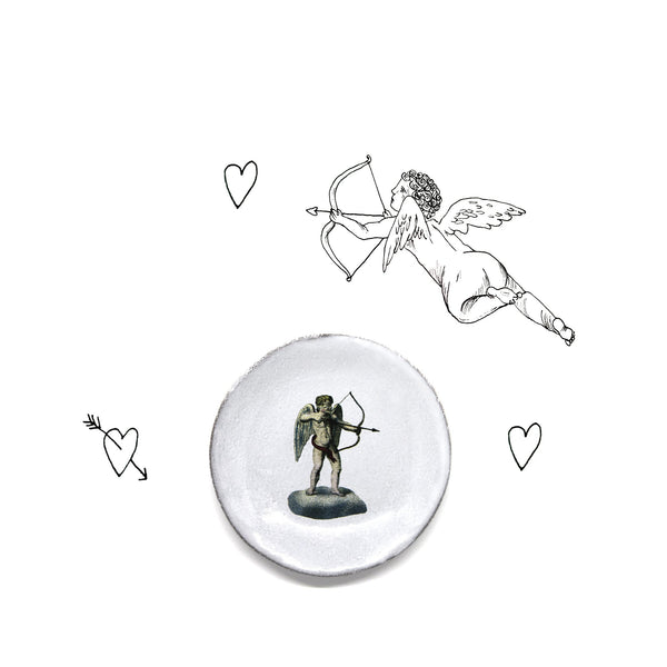 Cupid Saucer by Astier de Villatte, 14cm – Summerill & Bishop