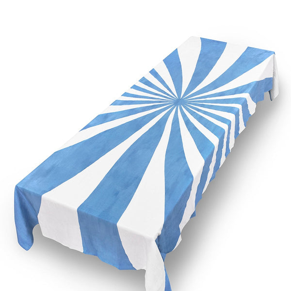 Le Cirque Linen Tablecloth in Blue – Summerill & Bishop