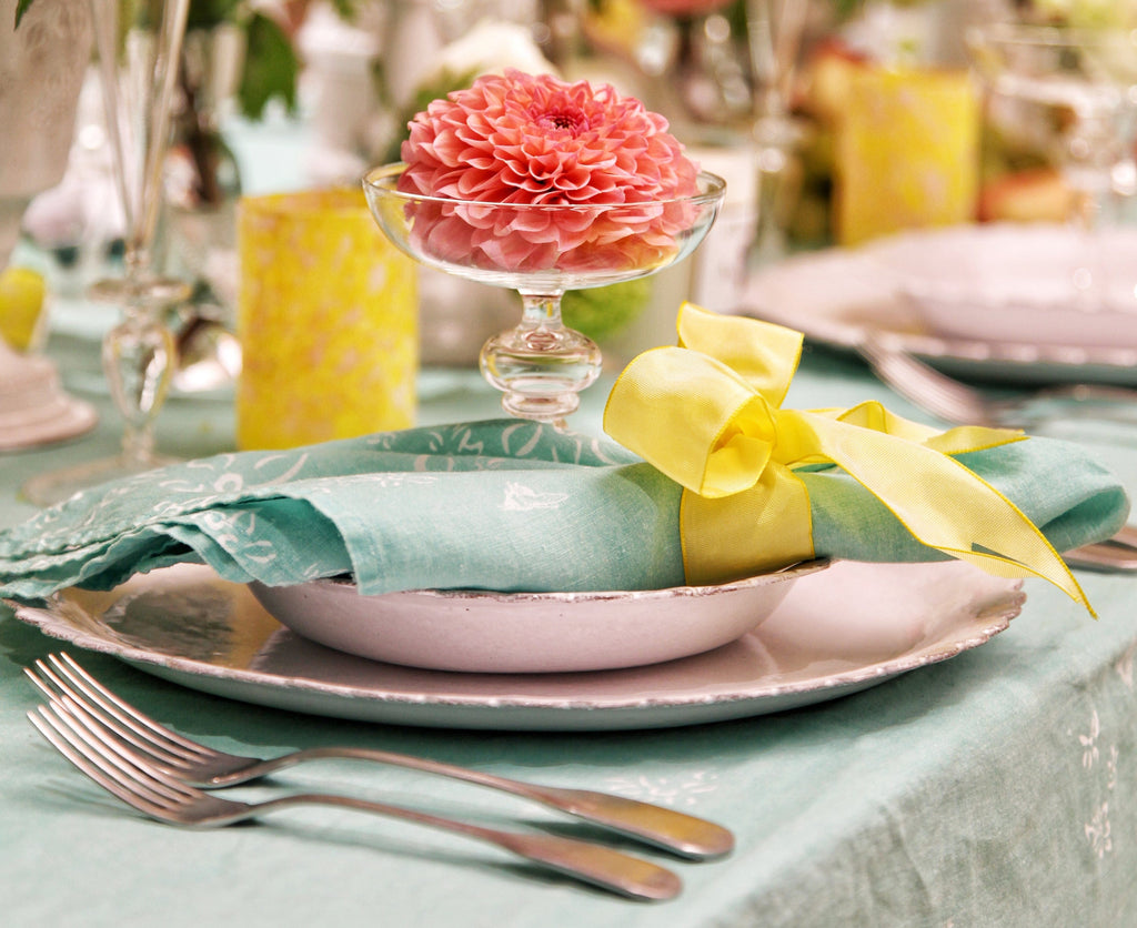 S&Bee Linen Tablecloth in Celadon Blue – Summerill & Bishop